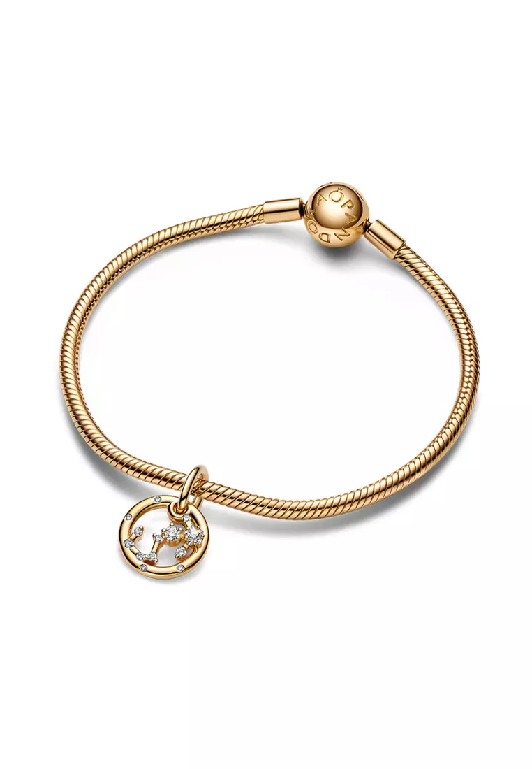 Buy PANDORA Pandora 14K Gold Plated Scorpio Zodiac Dangle Charm Online ...