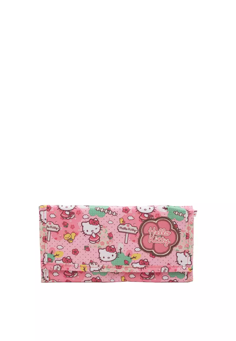 dompet pink hello kitty