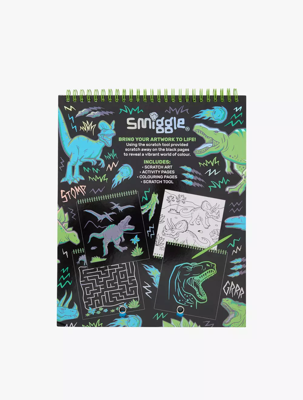 Jual Smiggle Smiggle Super Charge Scratch Book - IGL401415GRY Original ...