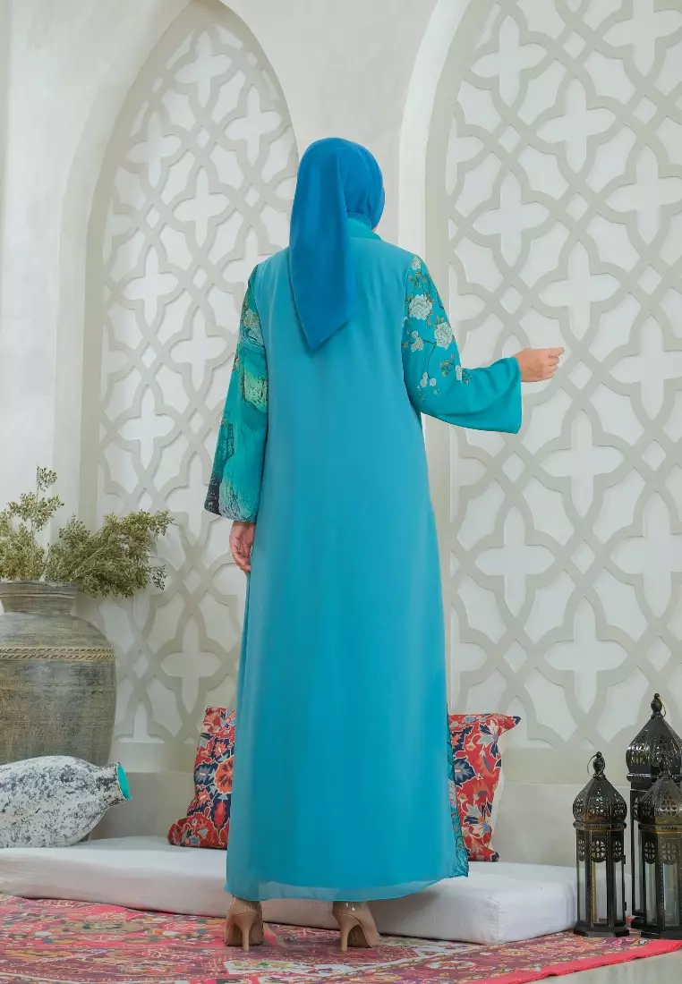 Jual Brilliant Girl Gamis Chiffon Tosca Detail Payet Premium Elegan By ...