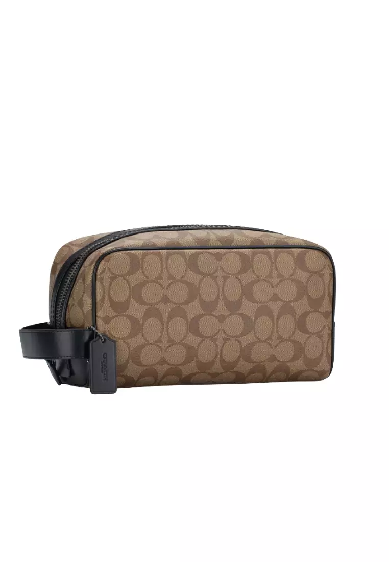 Jual Coach Coach Large Travel Kit In Signature Canvas Original 2026 ...