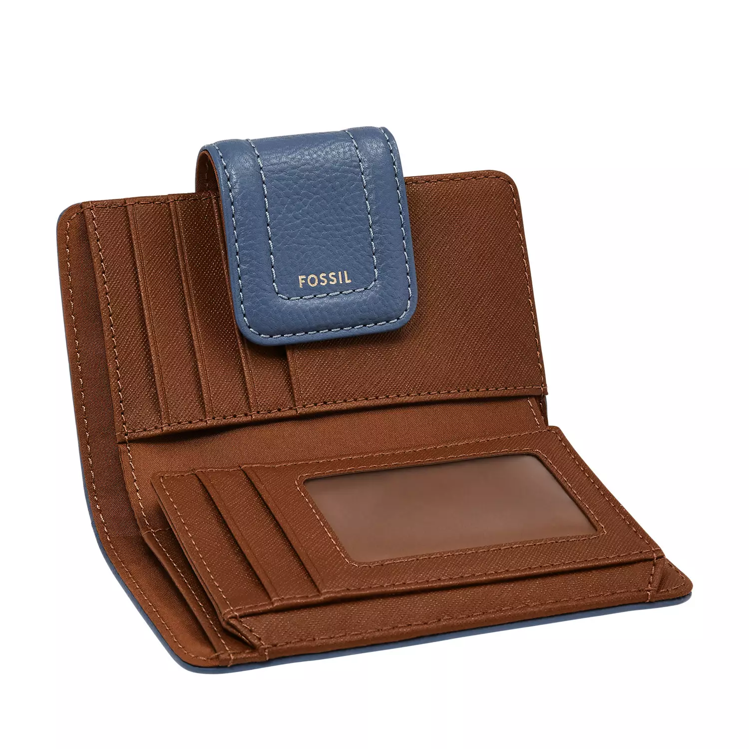 Jual Fossil Fossil Madison Multifunction Blue Dusk Leather Dompet ...