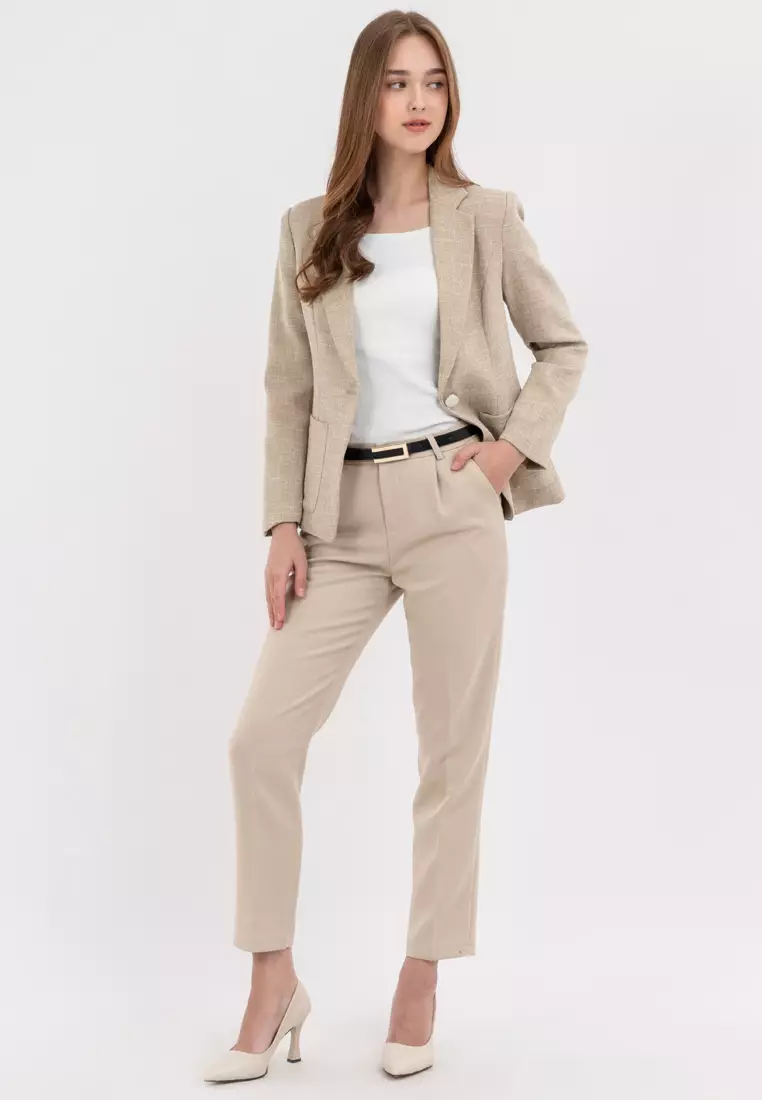 Buy Well Suited Premium Textured Suit Blazer 2026 Online | ZALORA ...