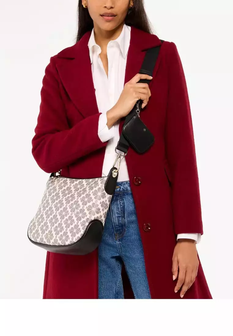 Jual Kate Spade Kate Spade Signature Spade Flower PVC Large Crossbody ...
