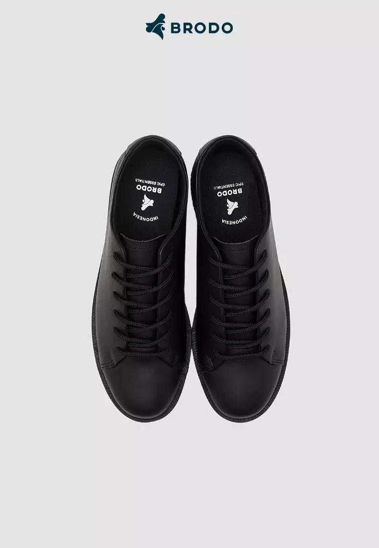 Jual Brodo BRODO - Sepatu Ponte Eco Full Black Original 2024 | ZALORA ...