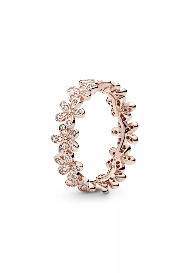 Buy Pandora Pandora 14K Rose Gold-Plated Daisy Flower Ring Online ...