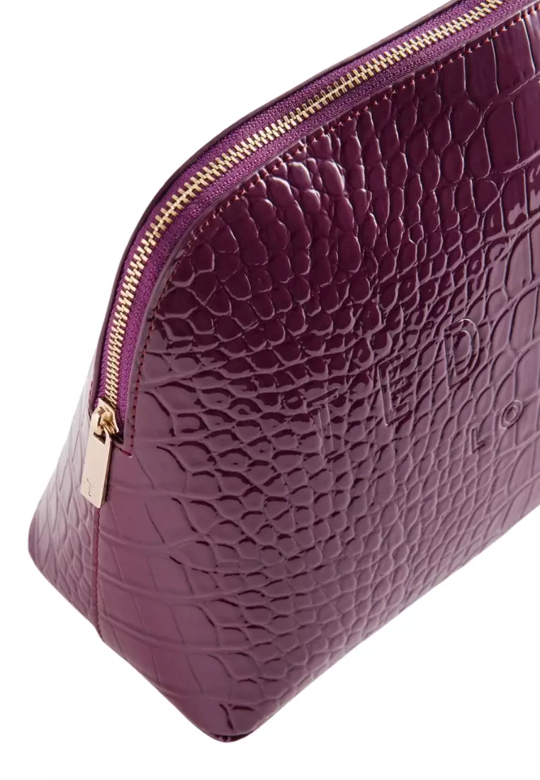 Buy TED BAKER Ted Baker CROCANA Imitation Croc Large Washbag 2025 ...