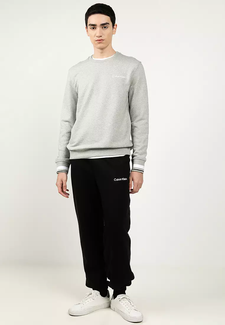 Buy Calvin Klein Logo Sweatshirt - Calvin Klein Sport 2025 Online ...
