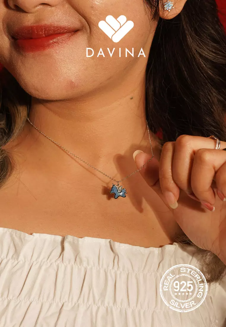 Jual DAVINA Jewelry DAVINA Ladies Geisha Necklace Sterling Silver 925 Original 2024 | ZALORA ...