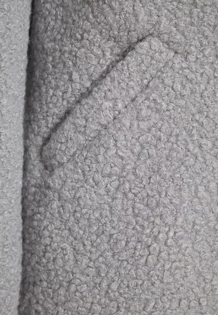 Buy Trendyol Textured Long Coat 2025 Online | ZALORA Philippines