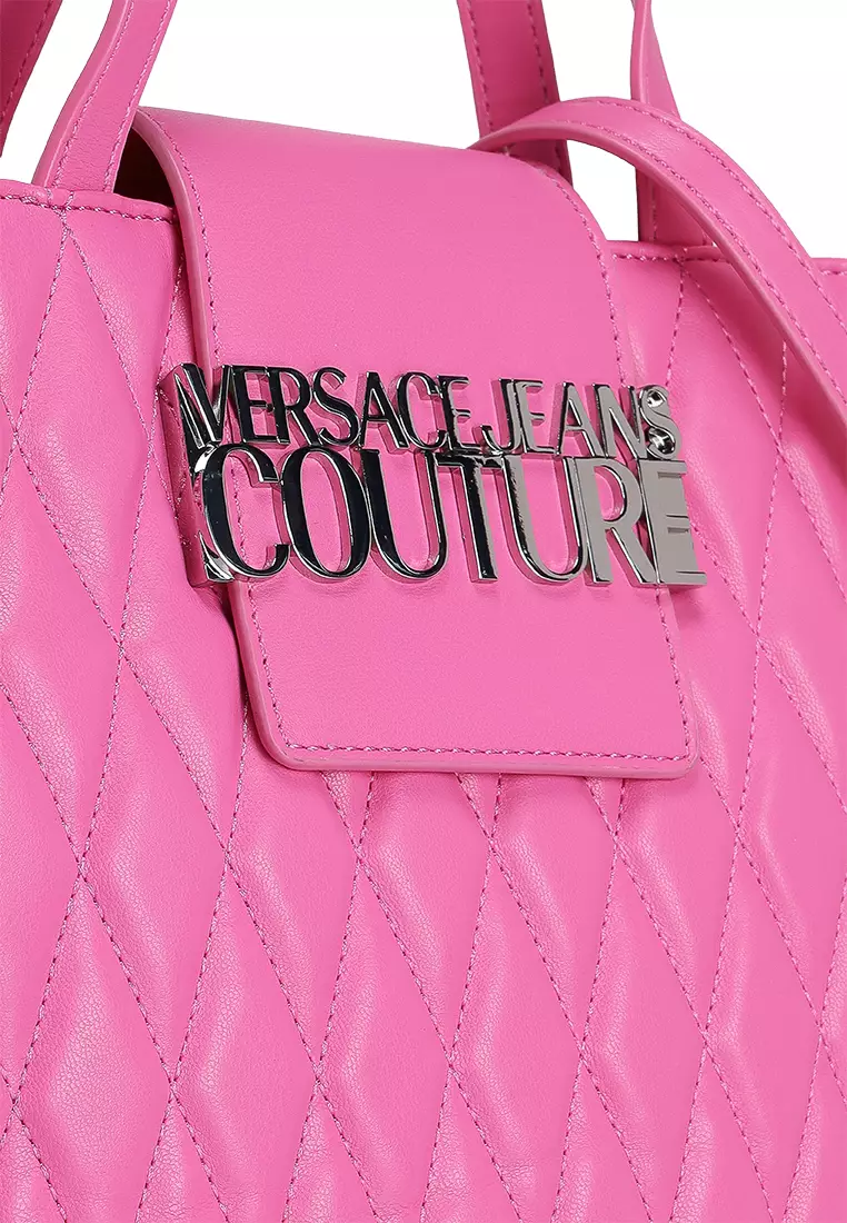 Buy VERSACE JEANS COUTURE Logo Loop Tote Bag (tr) 2025 Online | ZALORA