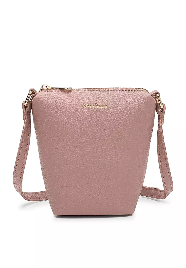 Buy Wild Channel Women's Shoulder Sling Bag / Crossbody Bag - Pink 2026 ...