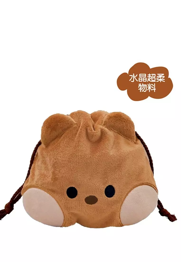 LINE FRIENDS LINE FRIENDS - multipurpose Drawstring bag(BROWN) 2025 ...