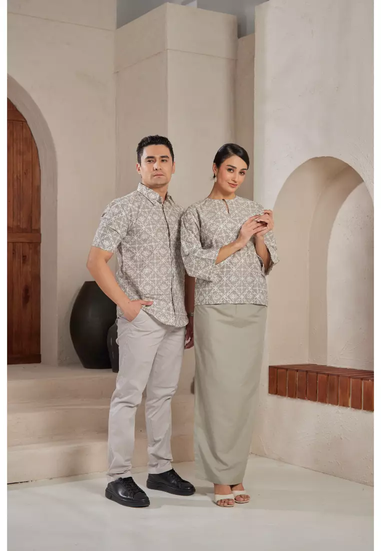 Buy Amar Amran Kurung Kedah Batik Moden Online | ZALORA Malaysia
