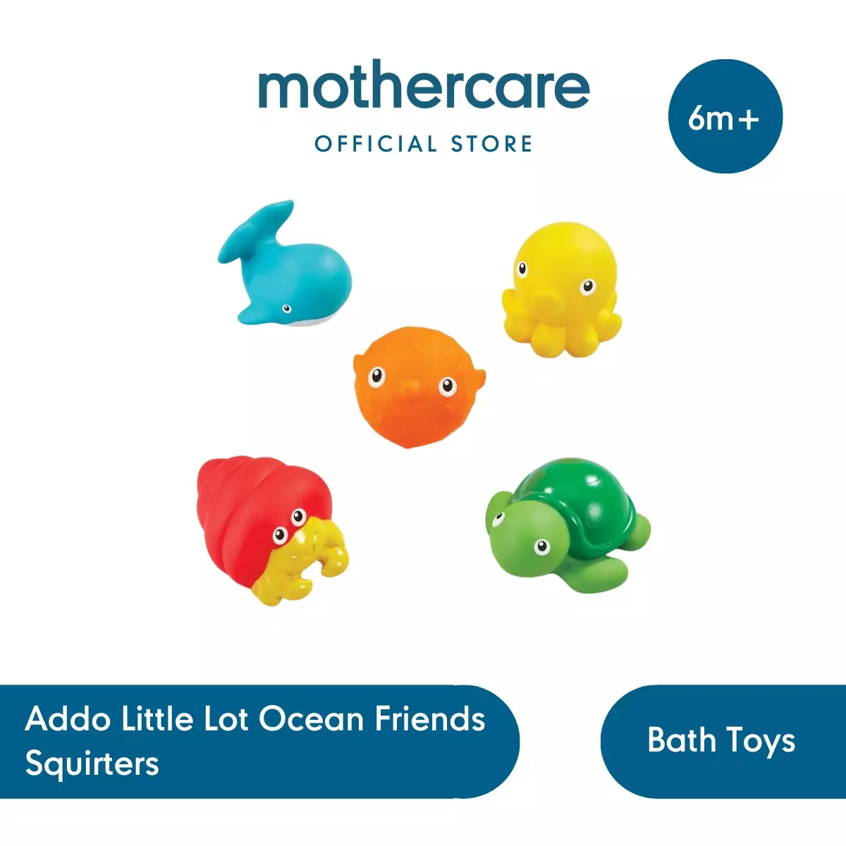 Jual Mothercare Addo Little Lot Bathtime Ocean Friends Squirters Bath ...