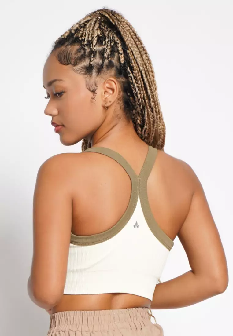 Buy Lotus Activewear Marley Contrast Trim Sports Bra 2025 Online | ZALORA Philippines