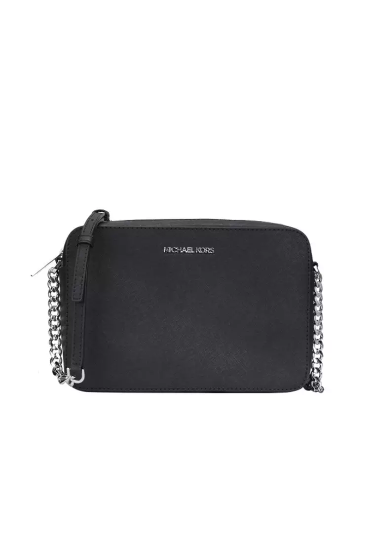 Buy Michael Kors Jet Set Item Chain Crossbody Bag in Black 35F8STTC9L ...