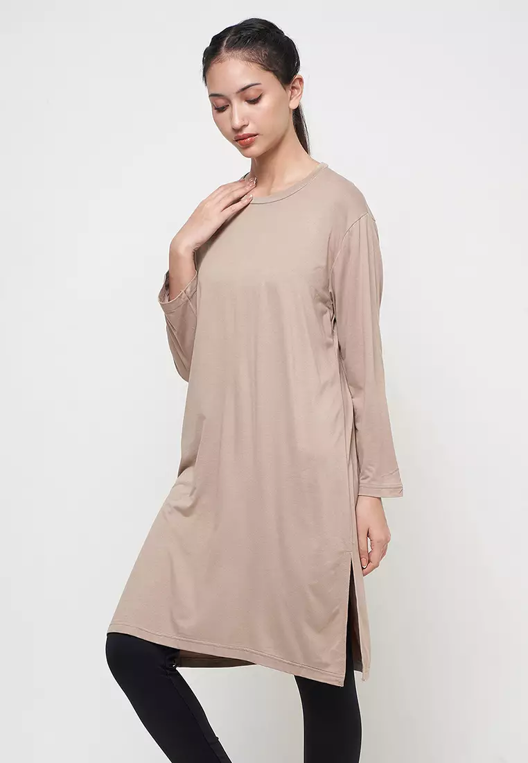 Jual BASIC ONE Basic One Jeddah Tunik Naafia Taupe Original 2024 ...