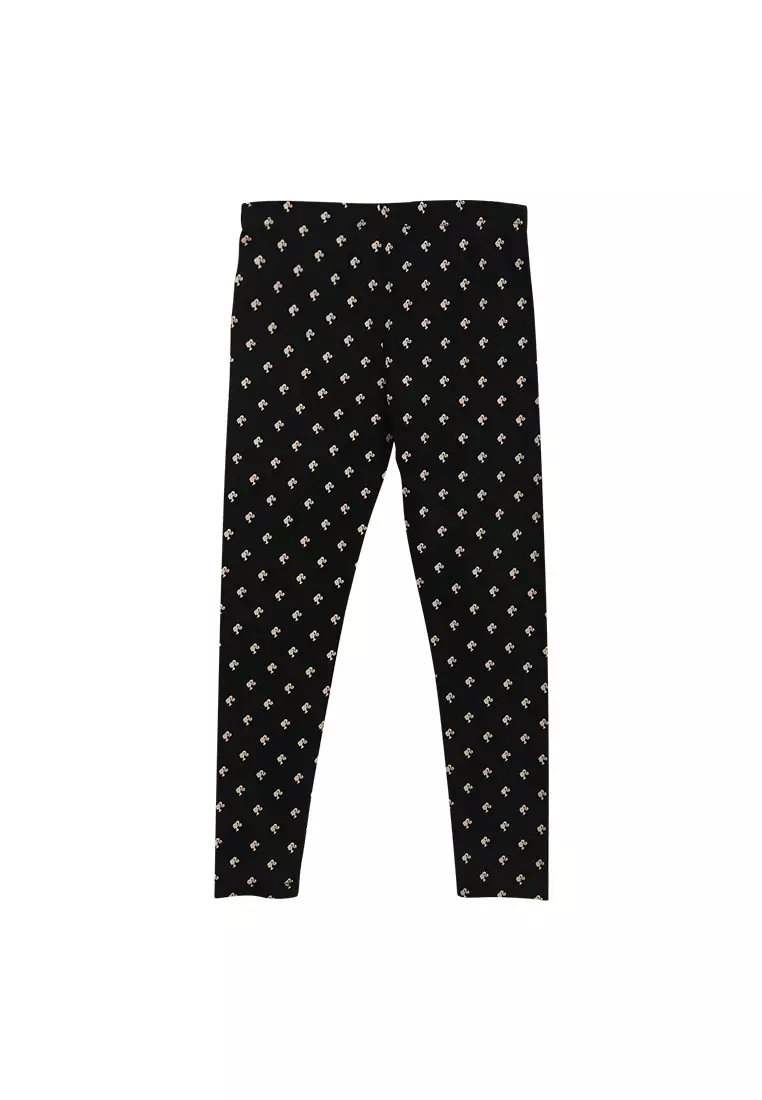 Buy Barbie Barbie Girls Basic Silo All-Over Print Leggings - Black 2025 ...