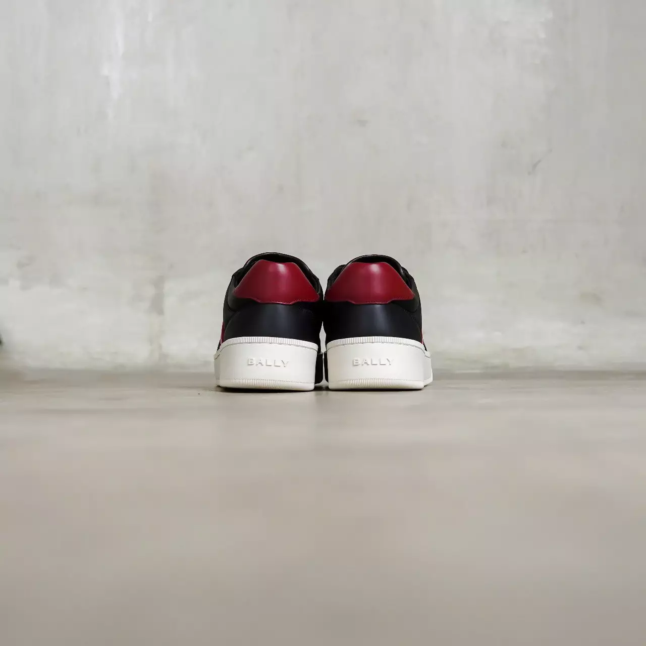 Jual BALLY Sepatu BALLY REBY STRIPE RED BLACK SNEAKER 100% ORIGINAL ...