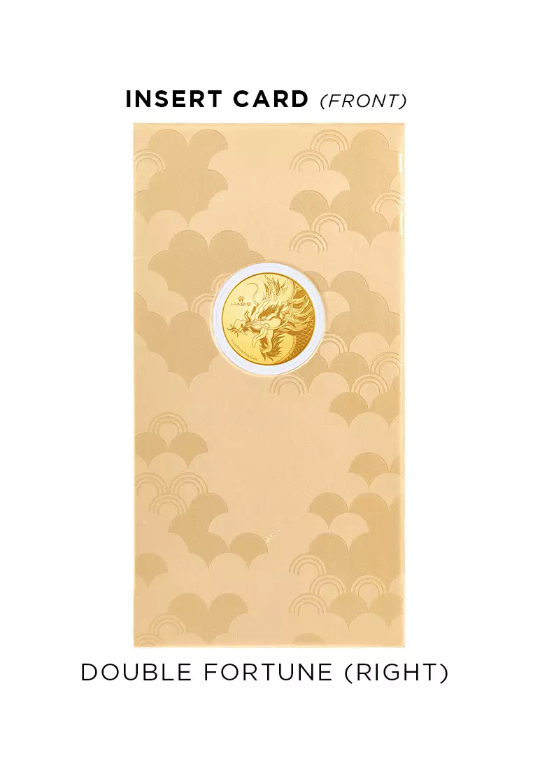 Buy HABIB HABIB Year of the Dragon 2024 Double Fortune | 999.9 Gold ...