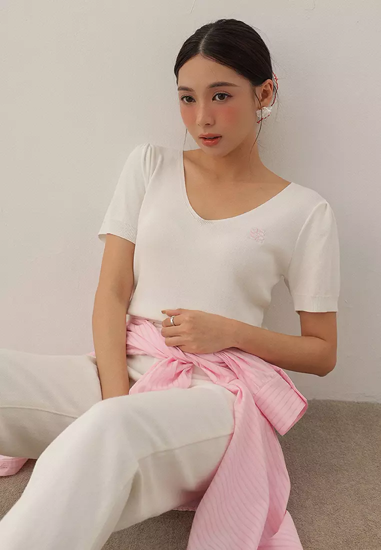 Buy AIR SPACE Air Space Embroidered Logo T-Shirt 2025 Online | ZALORA