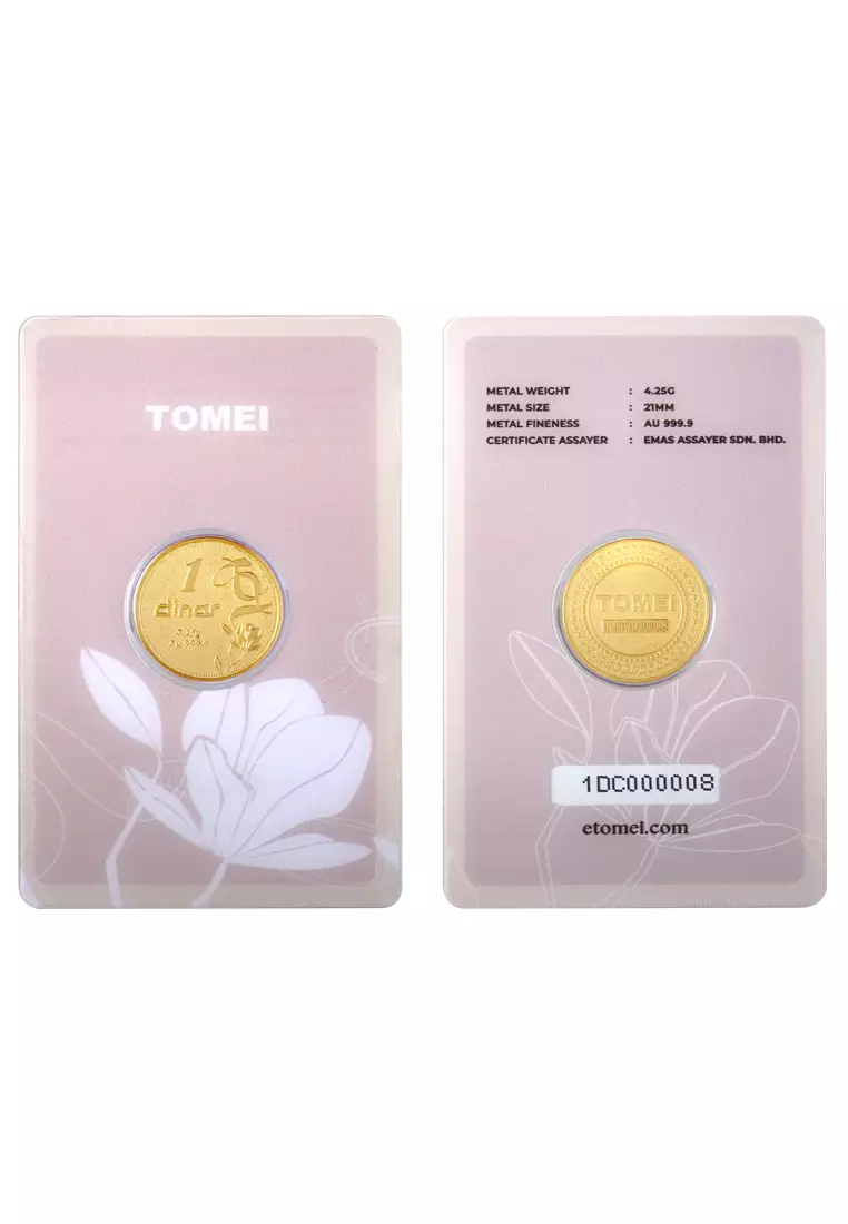 TOMEI TOMEI [1 Dinar] Gold Coin I Fine Gold 9999 2025 | Buy TOMEI ...