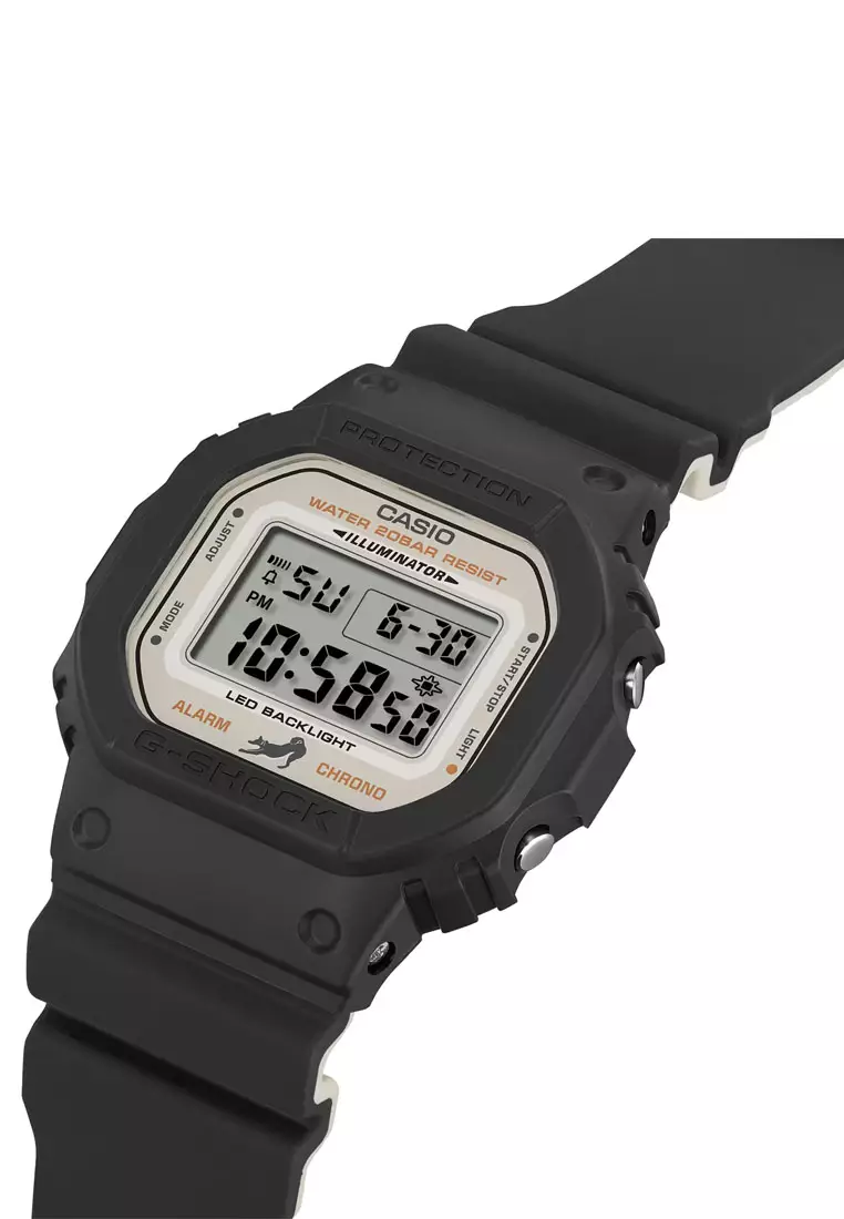 Buy Casio G-shock "Black Kuro-Shiba Inu" Digital Watch DW-5600SHB-1DR ...