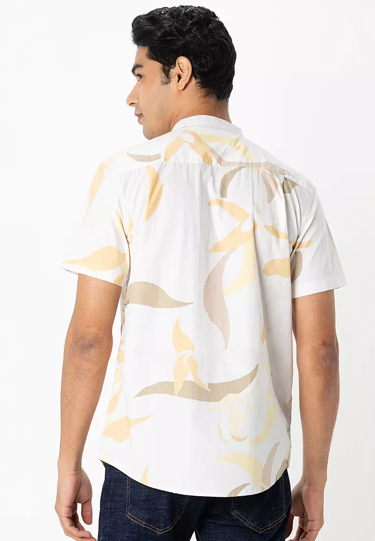 Buy Fidelio Abstract Print Short Sleeves Shirt 2026 Online | ZALORA
