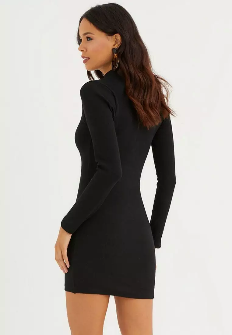 Buy Cool & Sexy Half-Zip Mini Dress 2026 Online | ZALORA
