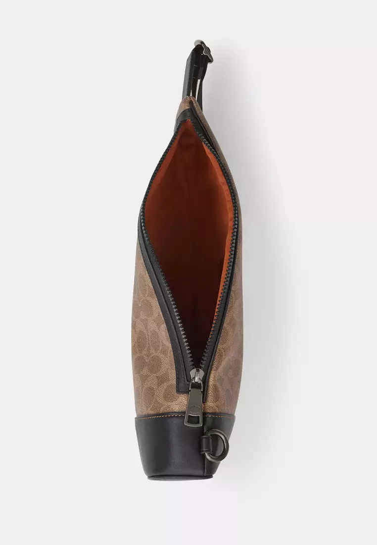 Buy Coach Dominic Sling Pack In Signature Canvas Online | ZALORA Malaysia