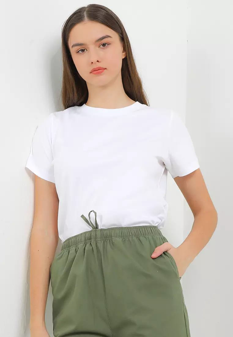 Jual Giordano Women's Interlock Tee Original 2025 | ZALORA Indonesia