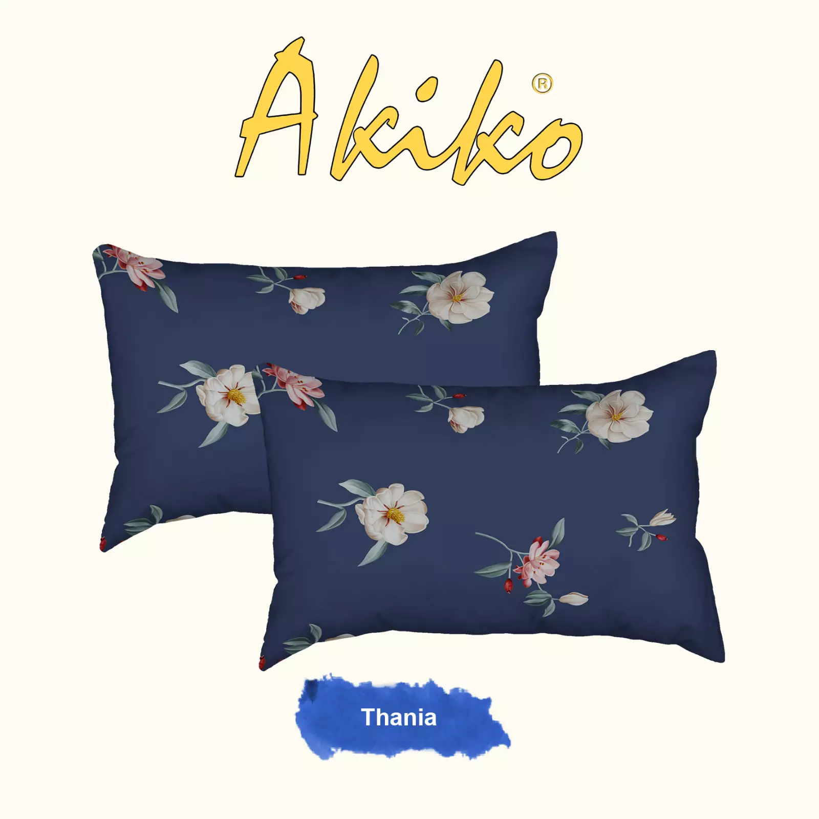 Jual Akiko Akiko - Sarung Bantal 2 Pcs Motif Bunga Flower Aesthetic Thania Original 2025 ...