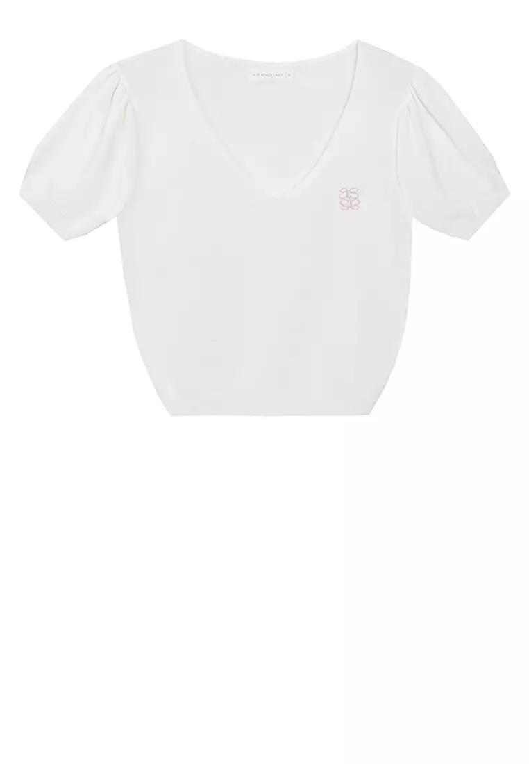 Buy AIR SPACE Air Space Embroidered Logo T-Shirt 2025 Online | ZALORA