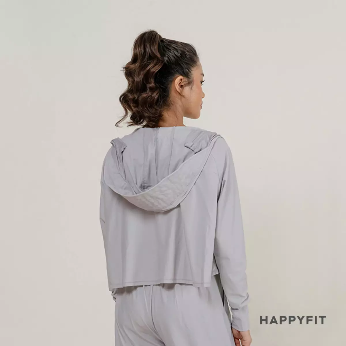 Jual Happyfit HAPPYFIT UV Protection Crop Jacket Cloudy Comfort Free ...