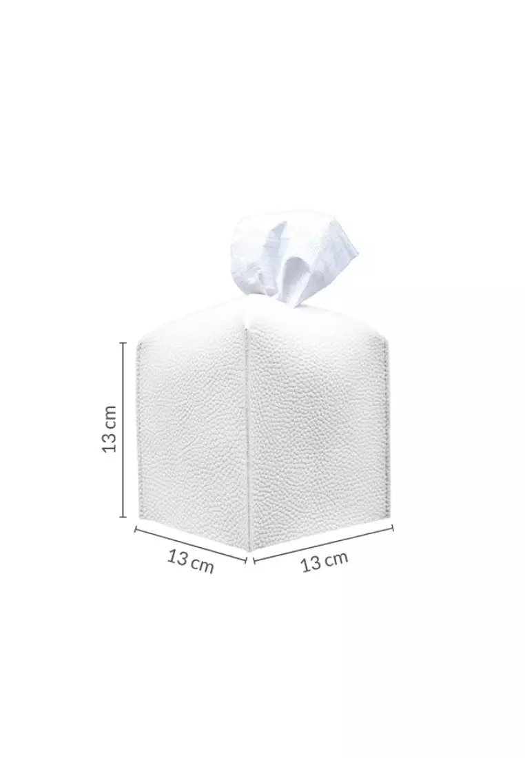 Buy DILAS HOME DILAS HOME Modern Minimalist Square PU Leather Tissue ...