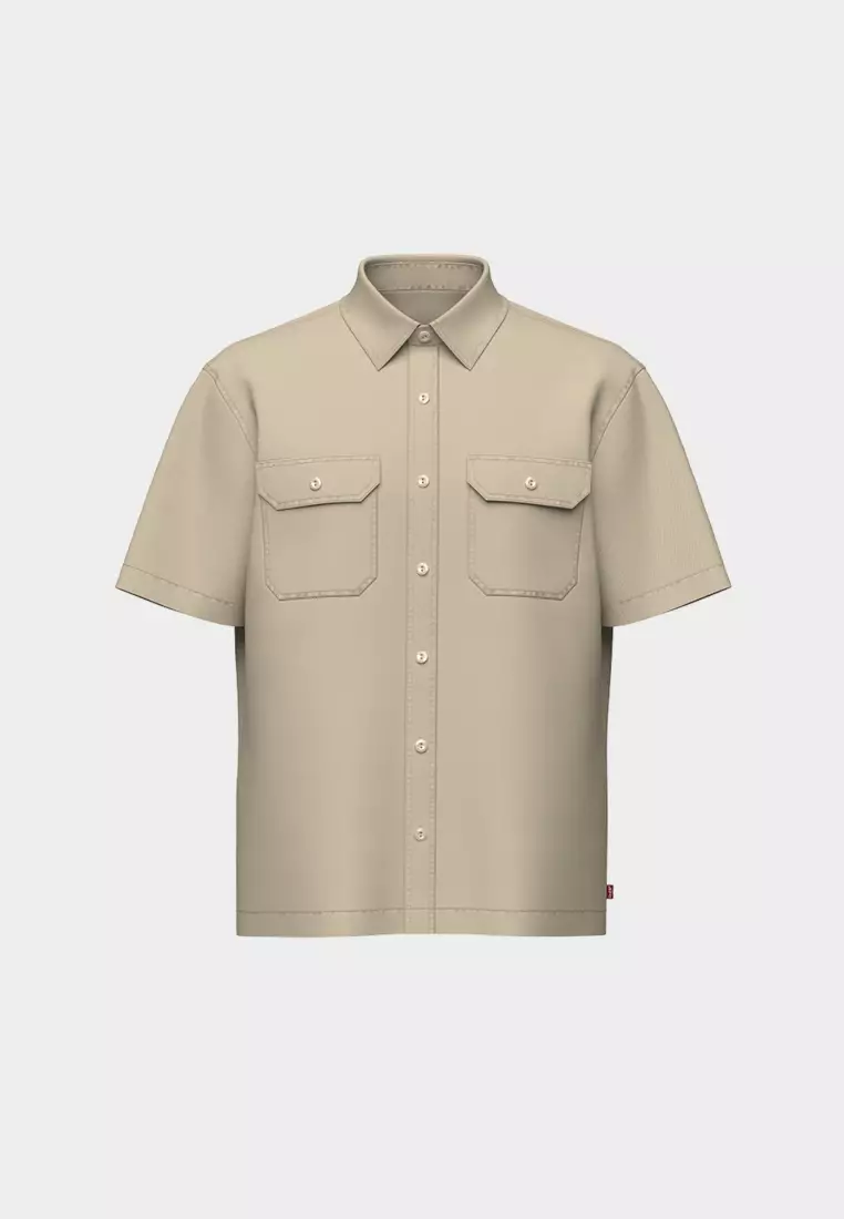 Buy Levi's Men's Short-Sleeve Dalton Workwear Shirt 001G8-0013 2025 ...