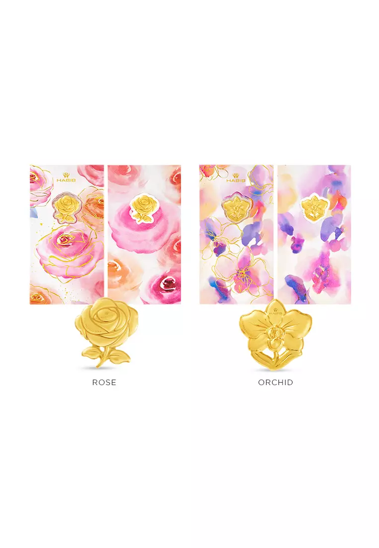 Buy HABIB HABIB Bloom Collection Set | 999.9 Gold Wafer (0.40g) 2026 ...