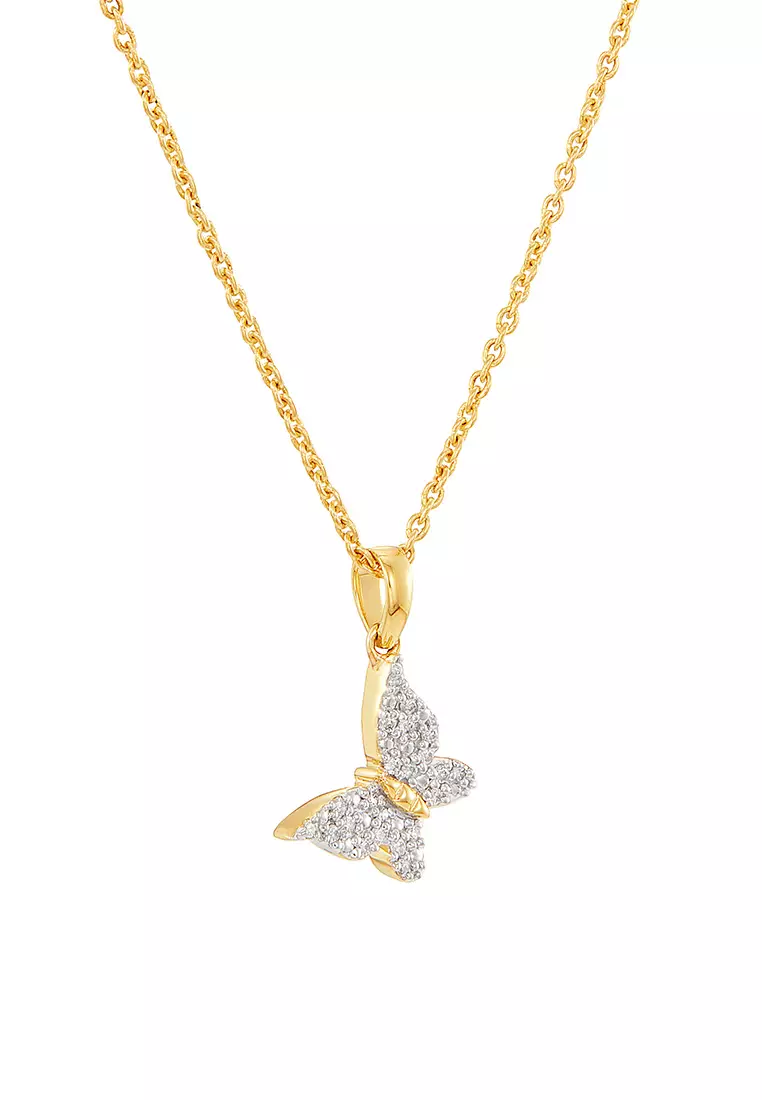 Buy HABIB HABIB Diamond Necklace in 375/9K Yellow Gold 271400525(N ...