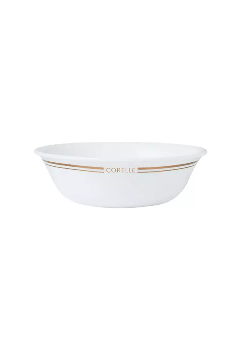 Buy Corelle Corelle 2 Pcs Vitrelle Tempered Glass Market Street Gold ...