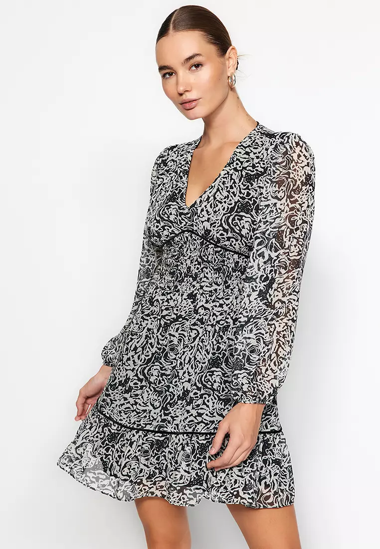 Buy Trendyol Flounce Mini Dress 2026 Online | ZALORA Philippines
