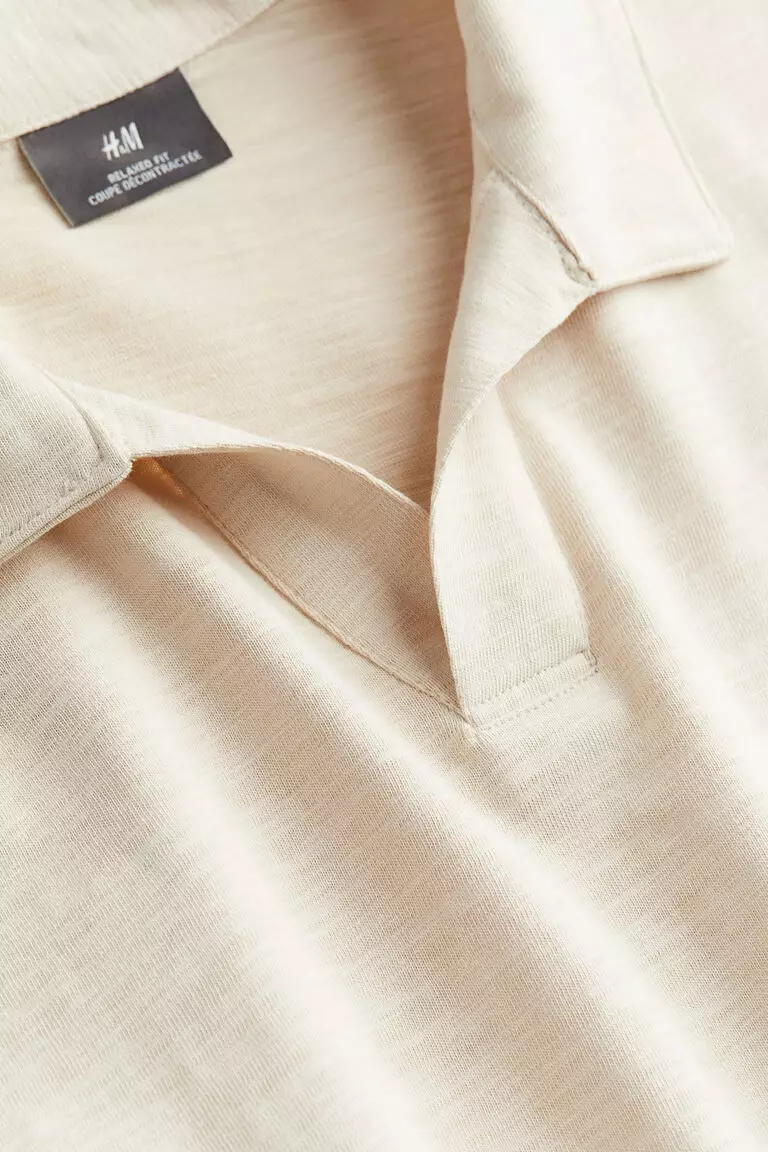 Jual H&M Polo shirt White Original 2025 | ZALORA Indonesia