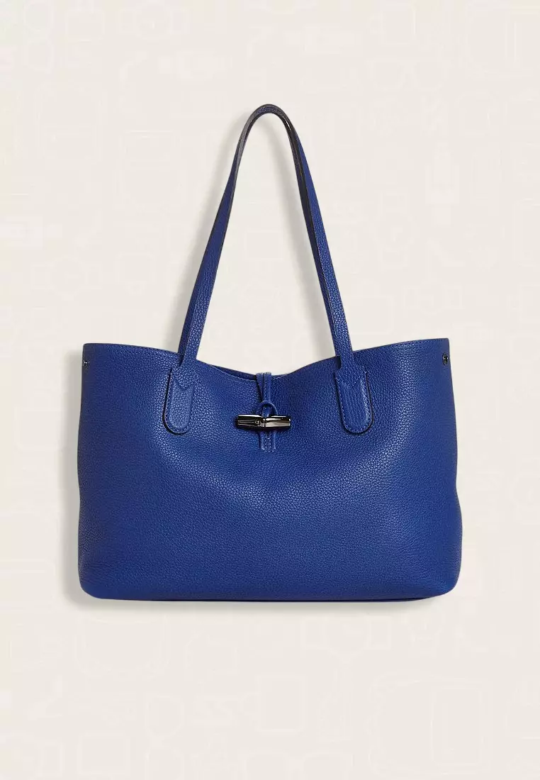 Jual LONGCHAMP Longchamp Roseau Essential Medium Leather Shoulder Tote ...