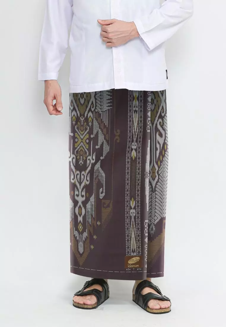Jual Atlas Sarung ATLAS Idaman 555 Harmoni Motif BHS MSB 01 Coklat Tua ...