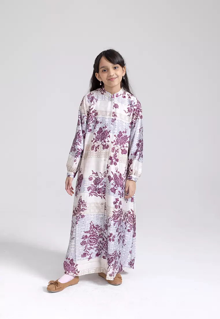 Jual Riamiranda Ria Miranda Maroon Akarena Dress Girl Original 2025 ...