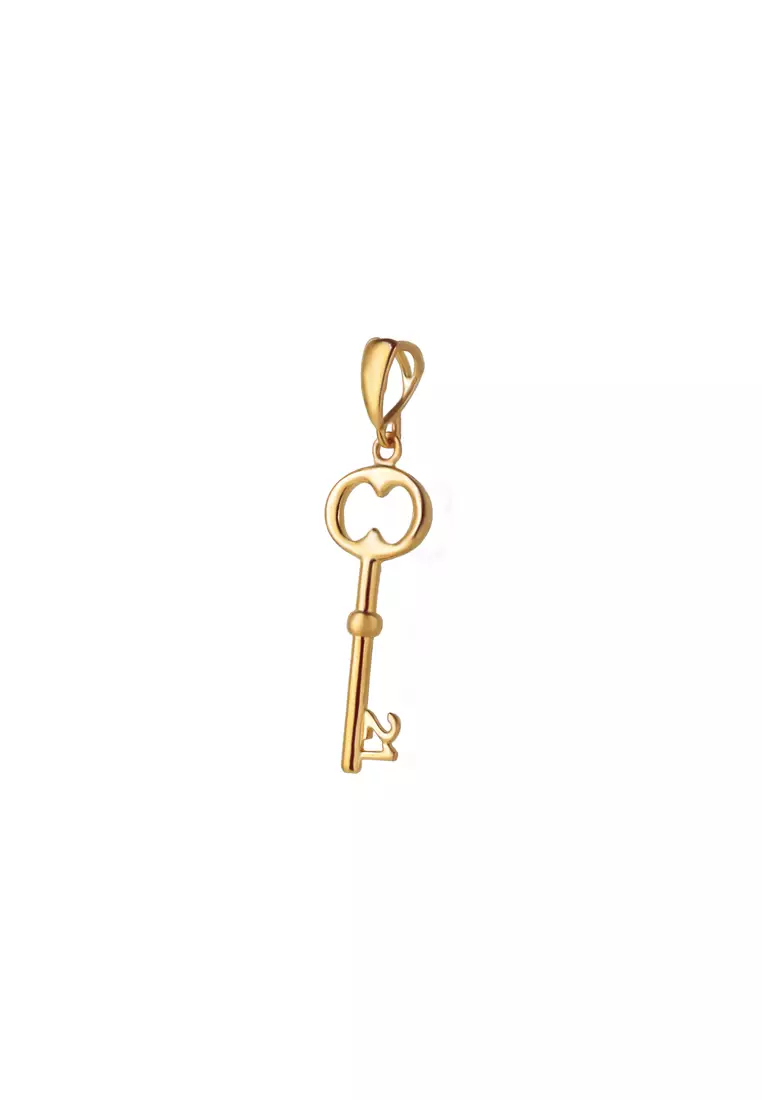 Buy TOMEI TOMEI Key with Timeless Vibes Pendant, Yellow Gold 916 Online ...