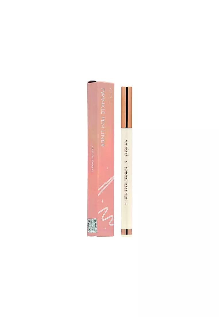 Buy Rom&nd Rom&nd Twinkle Pen Liner (1pc) #03 Rosy Sparkle Online ...