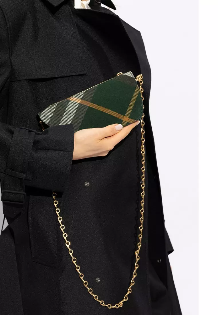 Buy Burberry Micro Shield Sling Shoulder Bag in Ivy 2025 Online ...