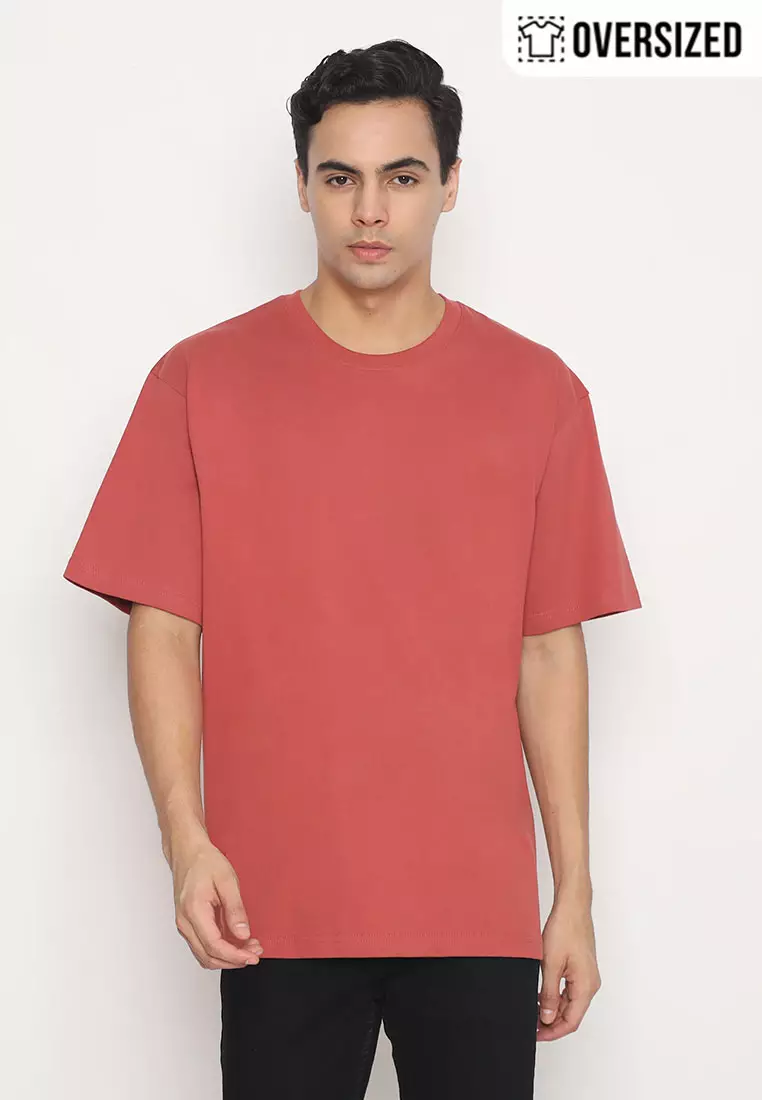 Jual NX NX T-Shirt Cotton Combed Tebal Oversized Pria 2079370431 ...