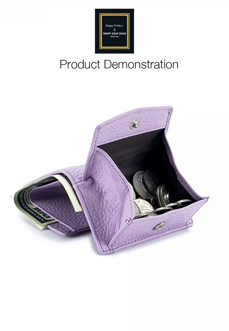 Buy HAPPY FRIDAYS Full Grain Leather RFID Security Purse JW AN-2753 ...